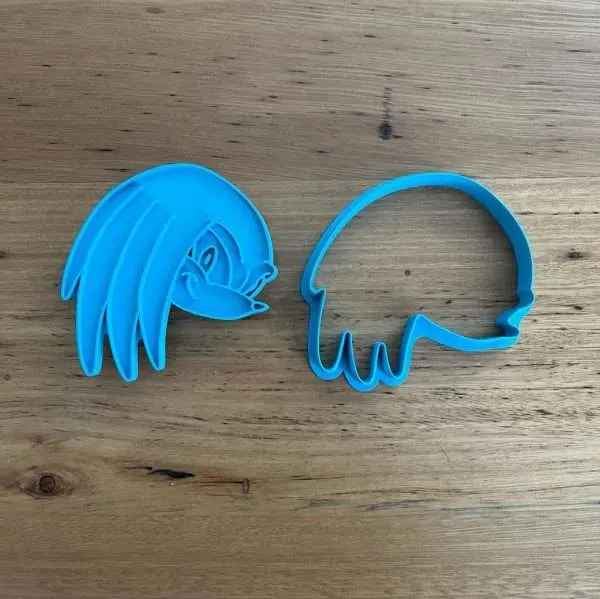 COOKIE CUTTER STORE | KNUCKLES SONIC THE HEDGEHOG | CUTTER & EMBOSSER ...