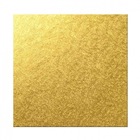 6 INCH SQUARE MDF GOLD 6MM CAKE BOARD | The Cookie Jar And More